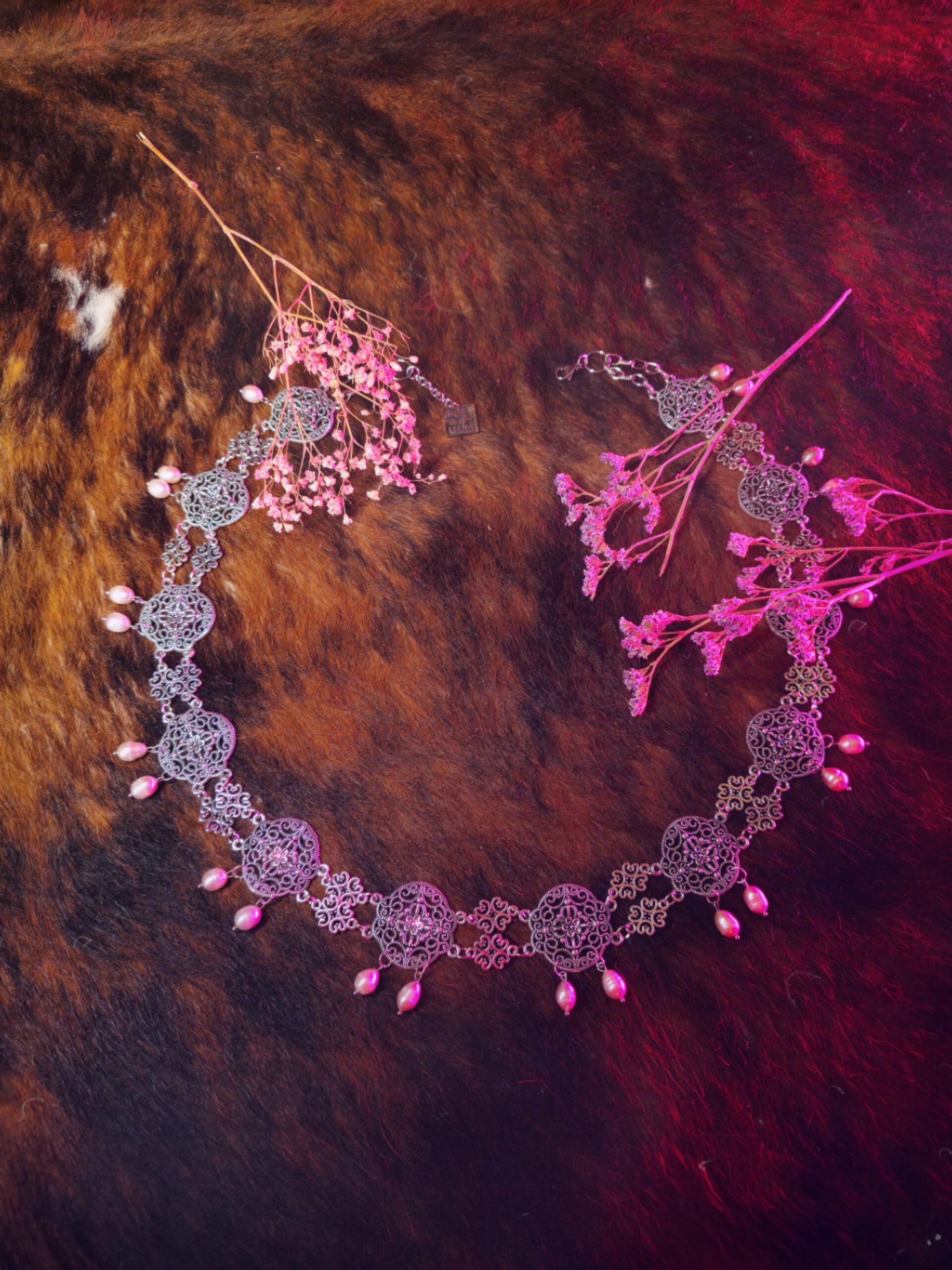 Rose Bella Silver (belly chain) - LIANA